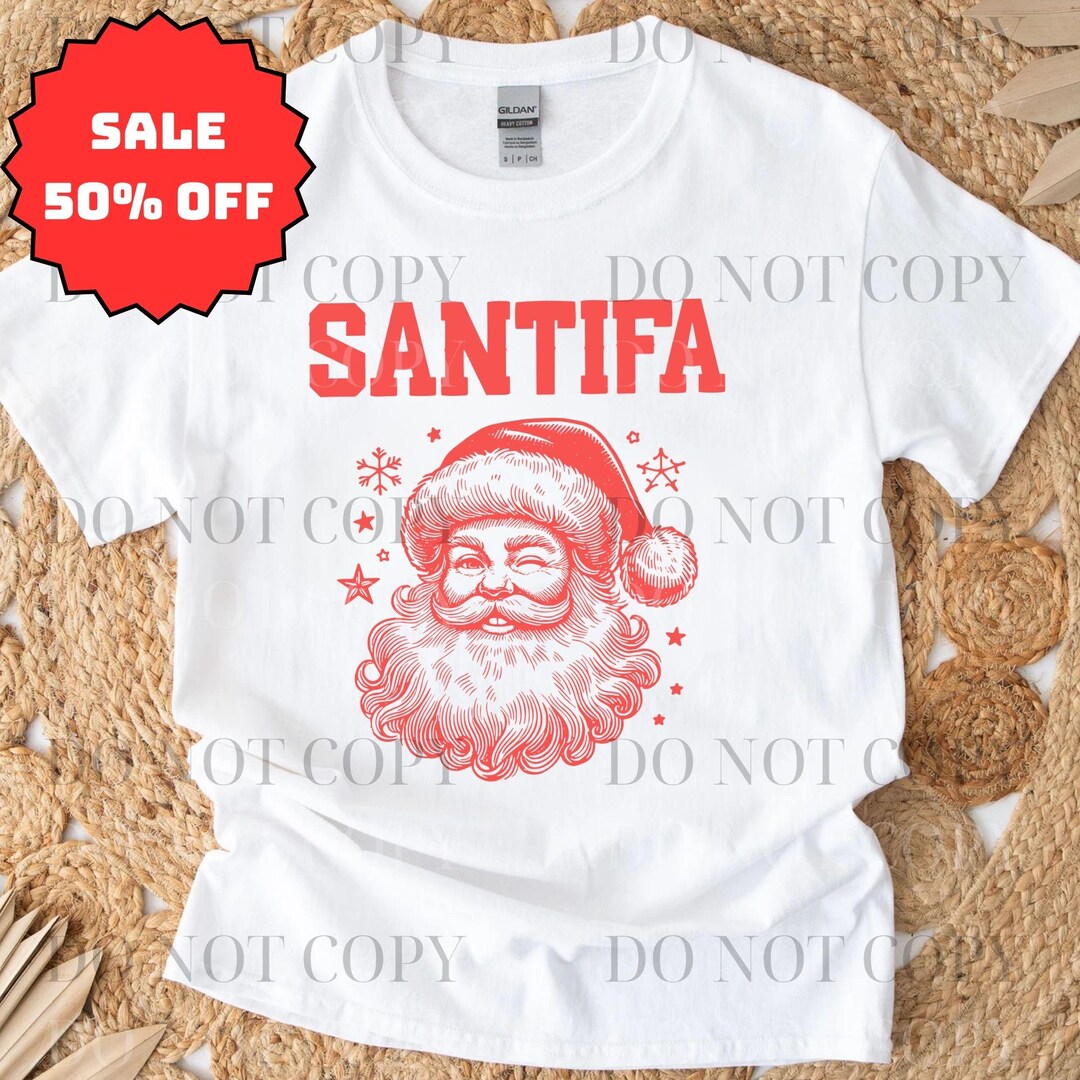 Santifa Christmas PNG: Anti Fascism Santa Meme (digital Download) - Etsy
