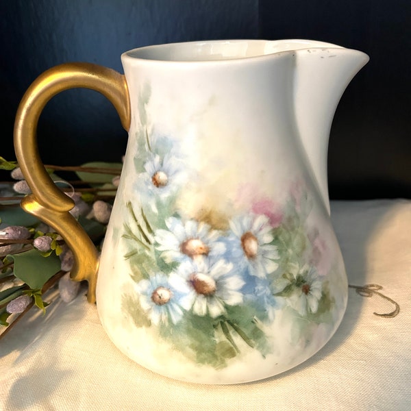 Hand Painted Pitcher - Etsy