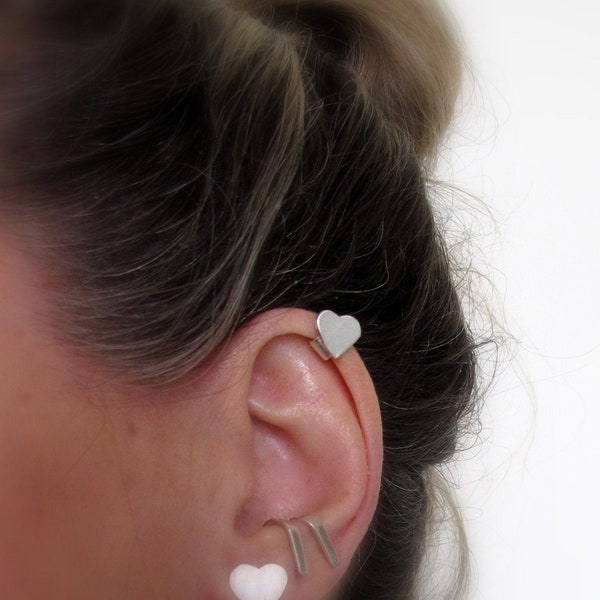 Heart Ear Cuff - Etsy