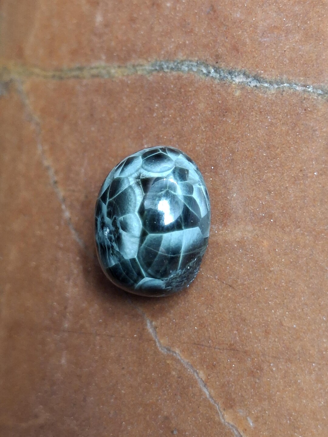 Beautiful Chatoyant Isle Royale Greenstone Cabochon Chlorastrolite Cab ...