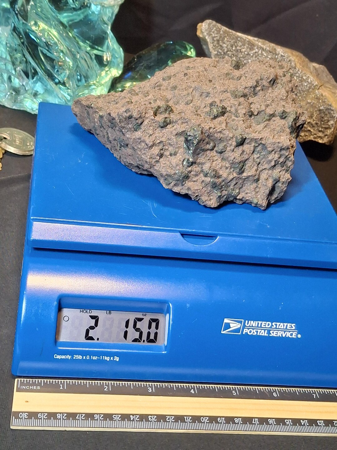 Isle Sle Royale Greenstone Chlorastrolite Host Basalt Matrix Michigan ...