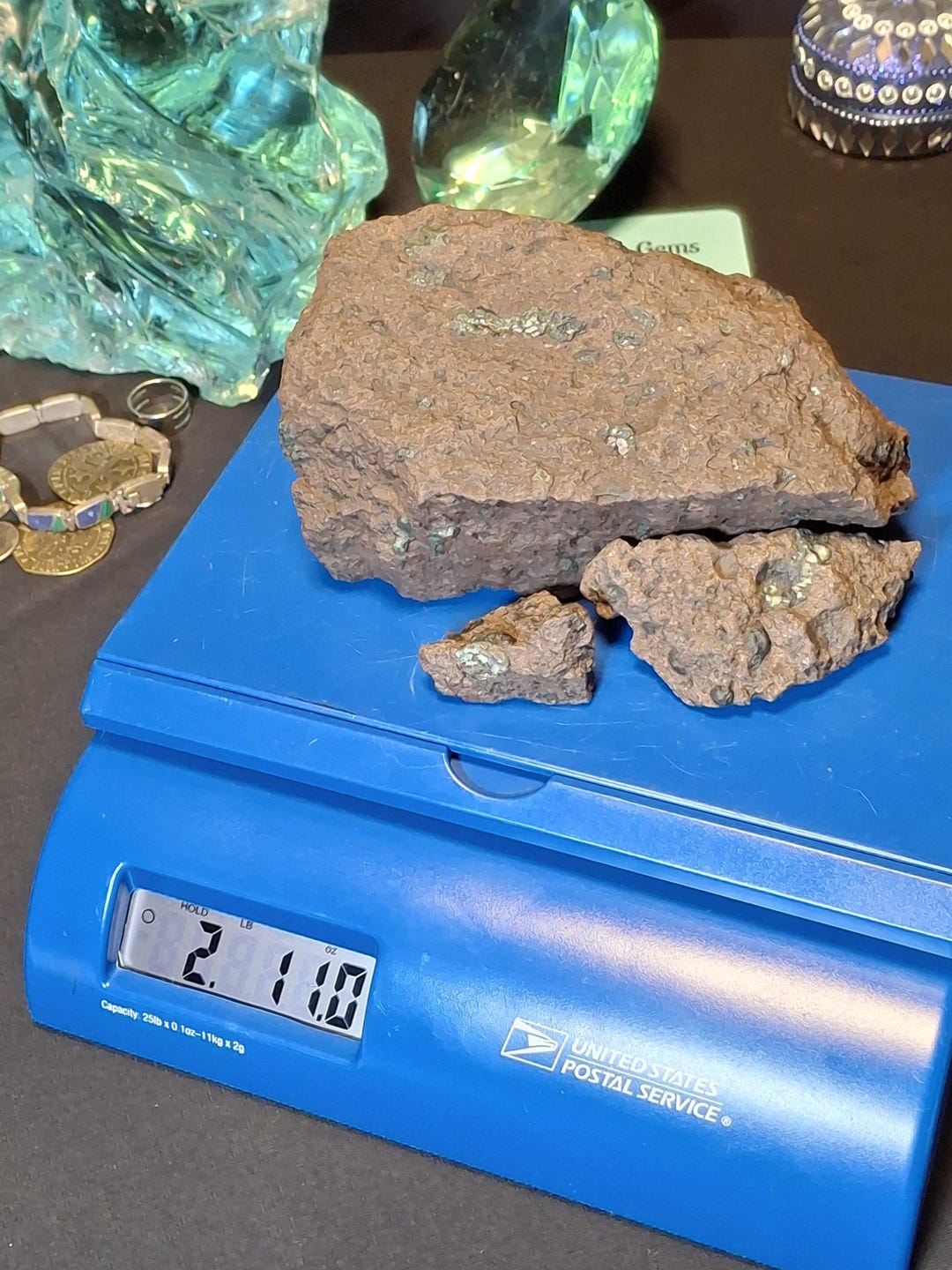 Isle Royale Greenstone Chlorastrolite Host Basalt Matrix Gemstone 2lb ...