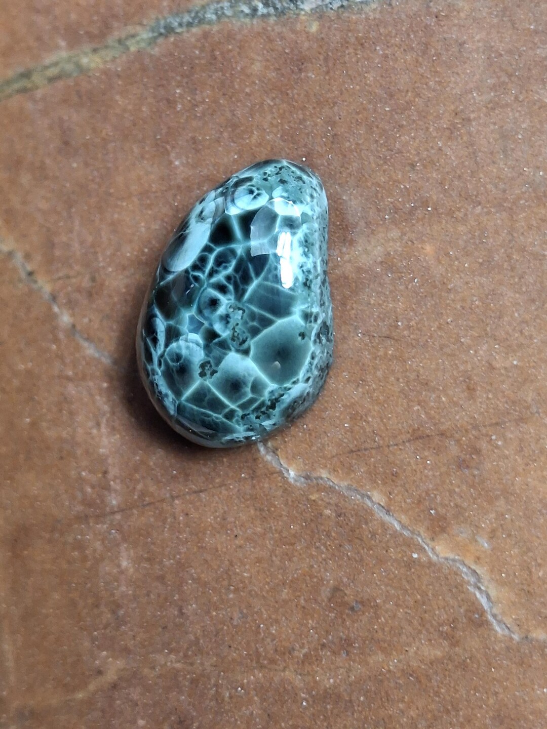 Beautiful Chatoyant Isle Royale Greenstone Cabochon Chlorastrolite Cab ...