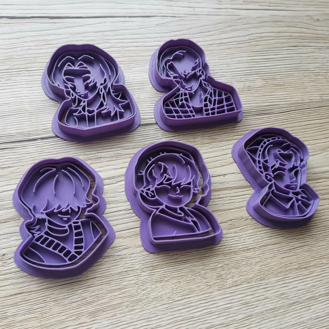 KPOP Demon Hunters Cookie Cutters Set of 5 | Anime Inspired Cookie Mold ...