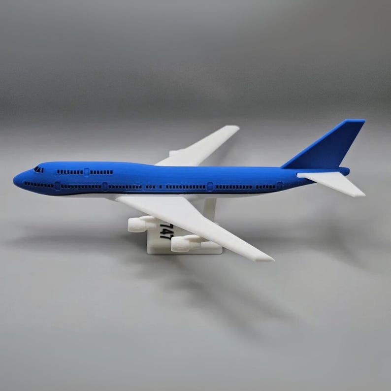 Boeing 747 Airplane Kit Card – Build Your Own 3D Model Plane | DIY ...