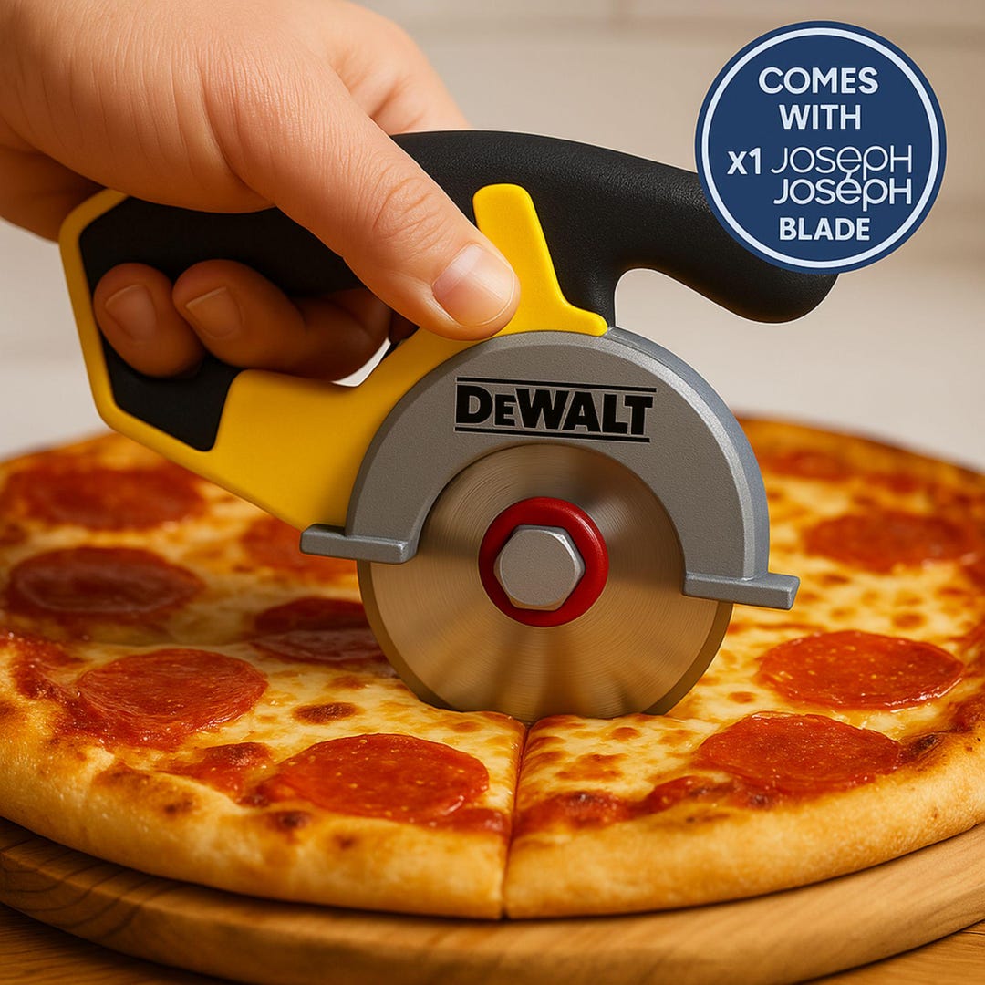 Dewalt Pizza Cutter | Power Tool Inspired Kitchen Gadget | Funny Gift ...