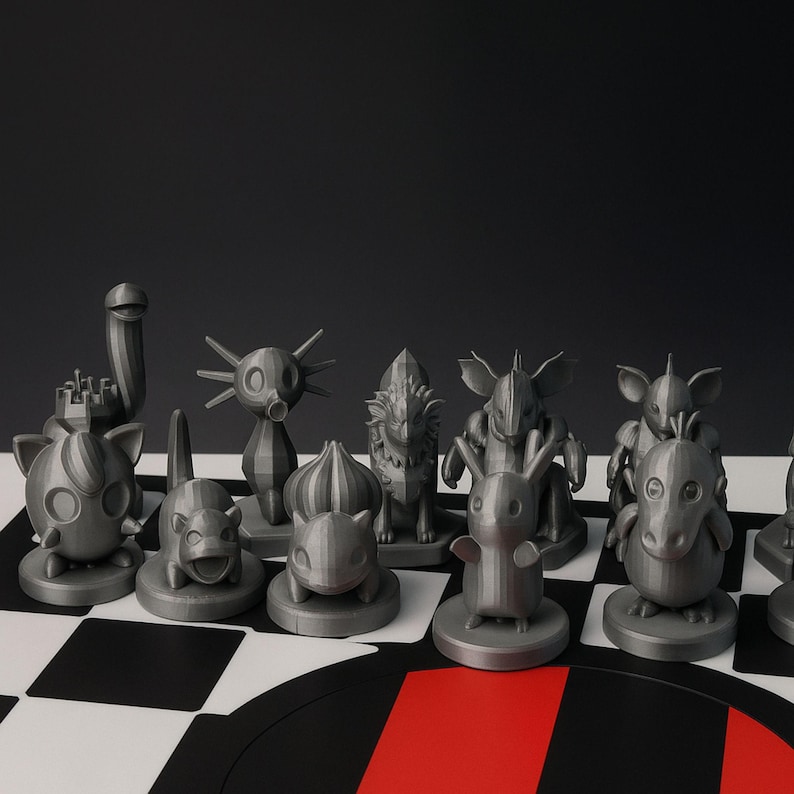 Pokemon Chess Set | Options: Chess Board, Chess Pieces, or Complete Set ...