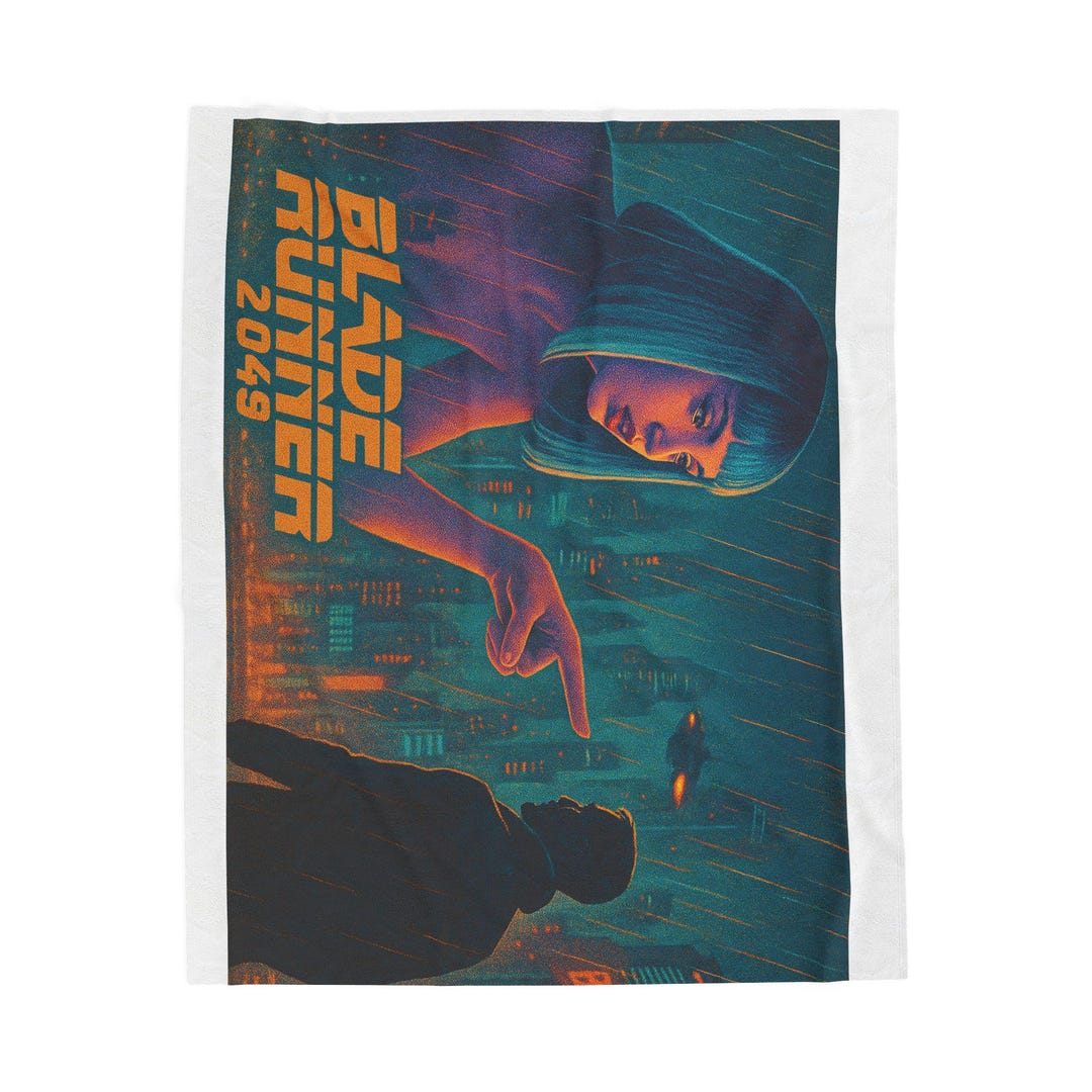 Blade Runner 2049 Velveteen Plush Blanket, Cozy Movie Blanket, Gift for ...