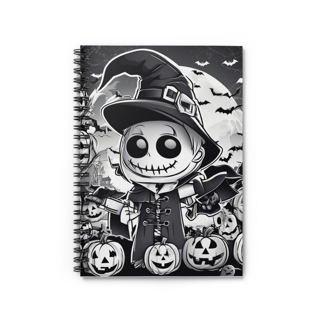 Halloween Spiral Notebook: Spooky Journal for Students & Writers - Etsy