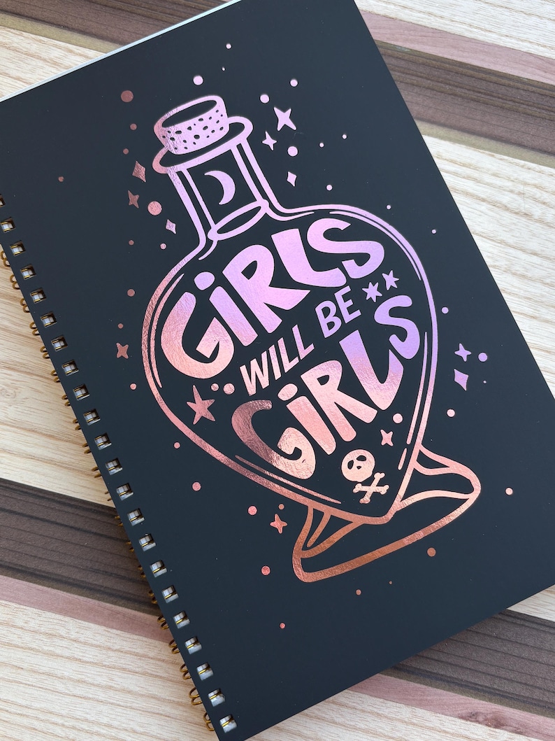 Girls Will Be Girls Notebook, Motivational Inspirational Journal ...