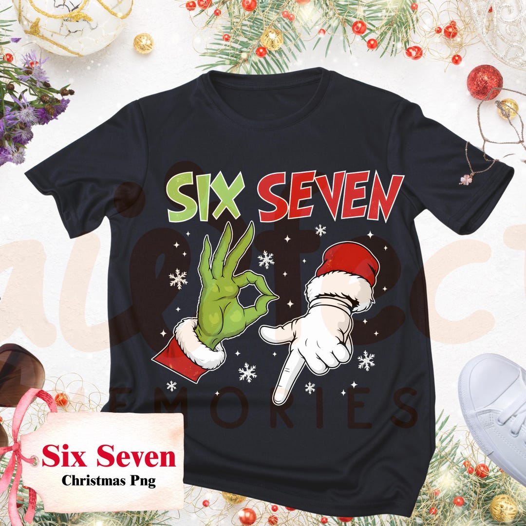 Trending Six Seven 6 7 Meme Viral Png, Gen-z Social Media, Christmas ...