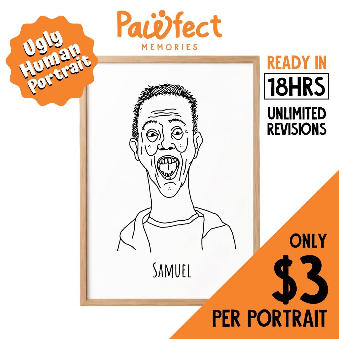 Custom Portrait Digital Download | Custom Portrait From Photo ...
