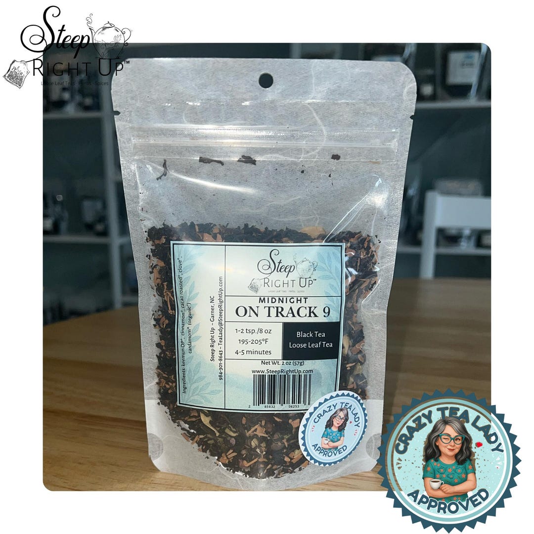 Midnight on Track 9 - Spiced Keemun Black Tea: Cacao & Cinnamon Loose ...
