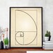 Fibonacci Spiral Art Print Fibonacci Sequence Print | Etsy
