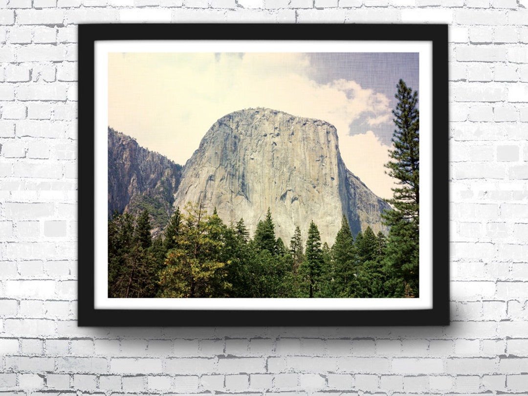El Capitan Art Print - Mountain Photo - Nature Wall Art - Outdoor Decor ...