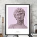 Adonis Portrait of Adonis Greek Mythology Bust Art Print Modern Home ...