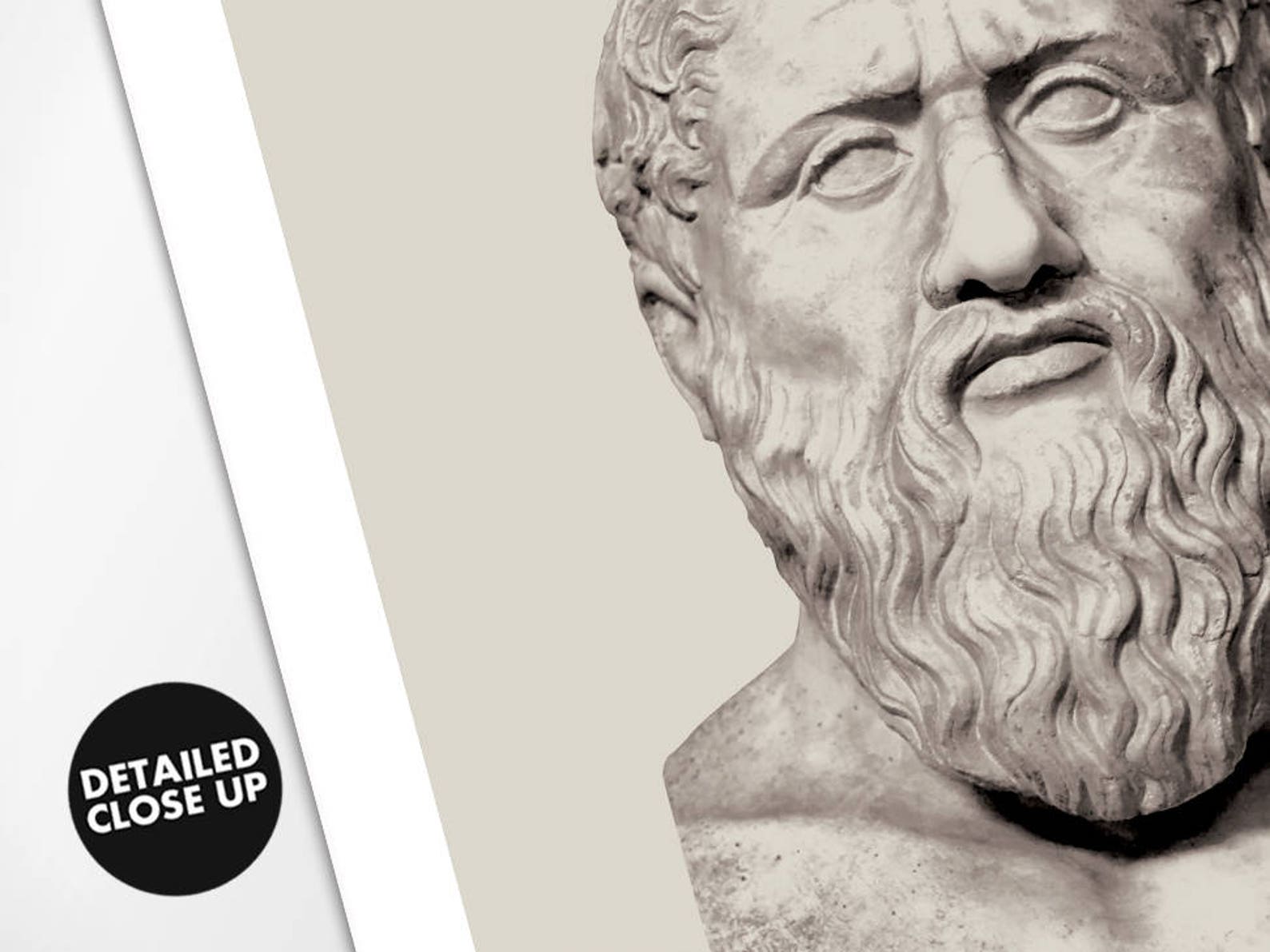 Portrait of Plato - Philosophy Wall Art - Plato Bust Photo - Plato Art ...