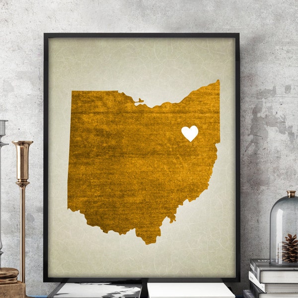 Custom State Map - Etsy