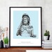 Hercules Portrait of Hercules Greek Mythology Poster Bust Art Print ...
