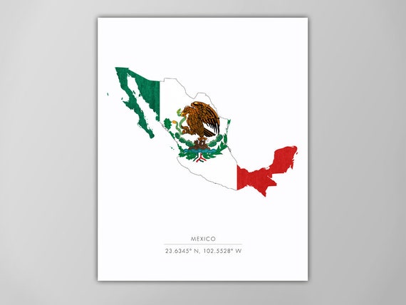Mexican Flag Outline