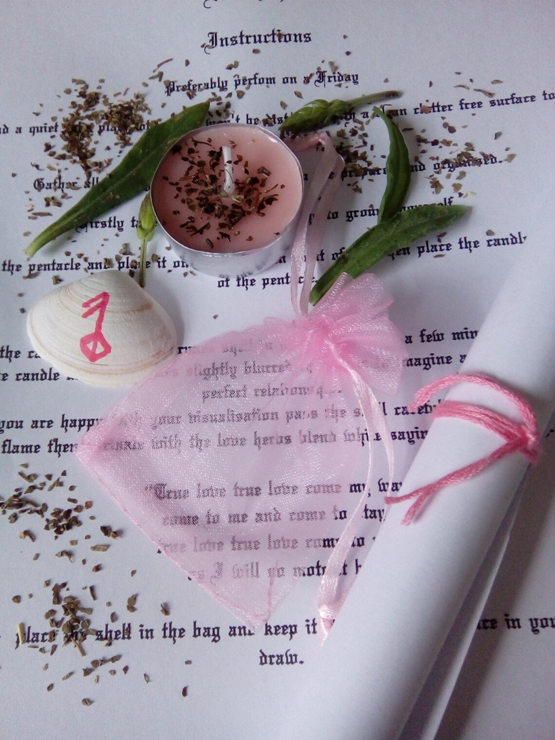 Love Spell Kit. Magic True Love Spell Kit. Witchcraft Runes - Etsy