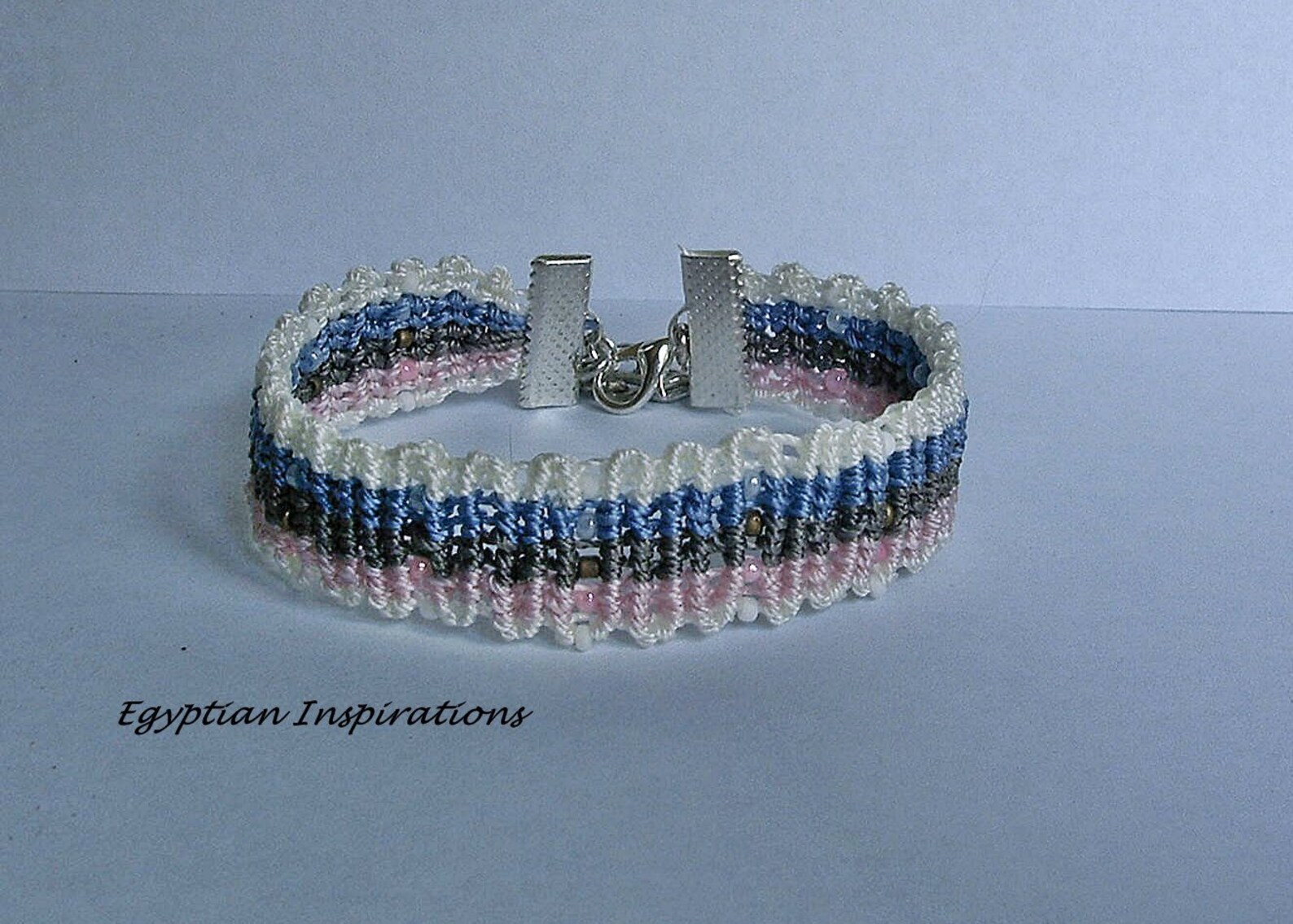 Micro Macrame Patterns Tutorial for Two Bracelets. Beaded | Etsy