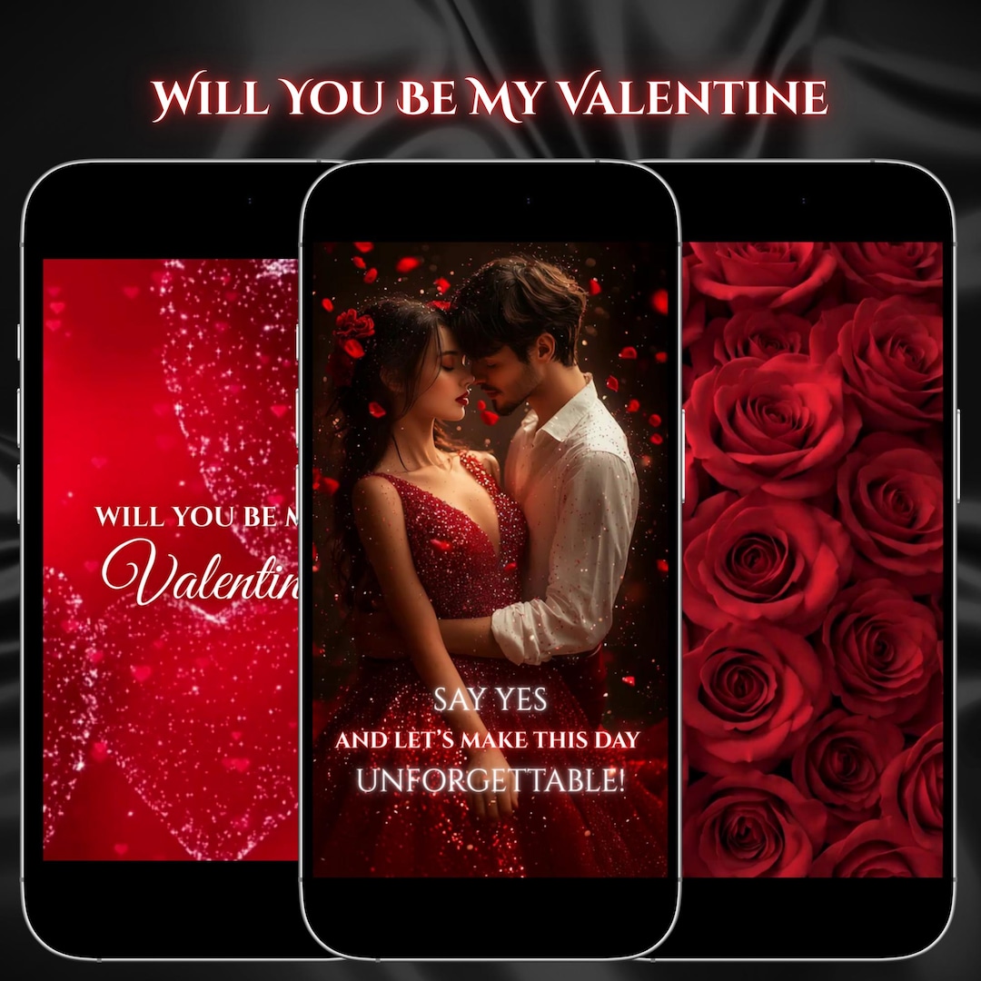 Romantic Animated Video Card | Editable Canva Template | Digital Love ...