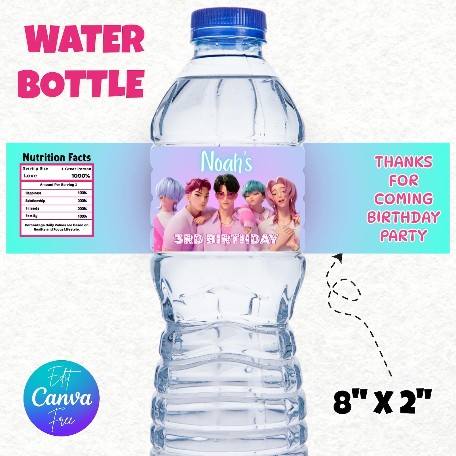 Saja Boys Kpop Party Favor Bundle, Kpop Printable Cosplay Party Decor ...