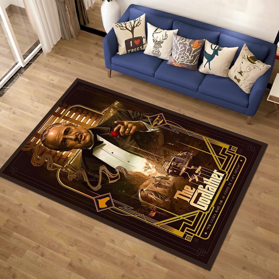 The Godfather Rug, Art Deco Style, Crime Drama Film Carpet - Etsy