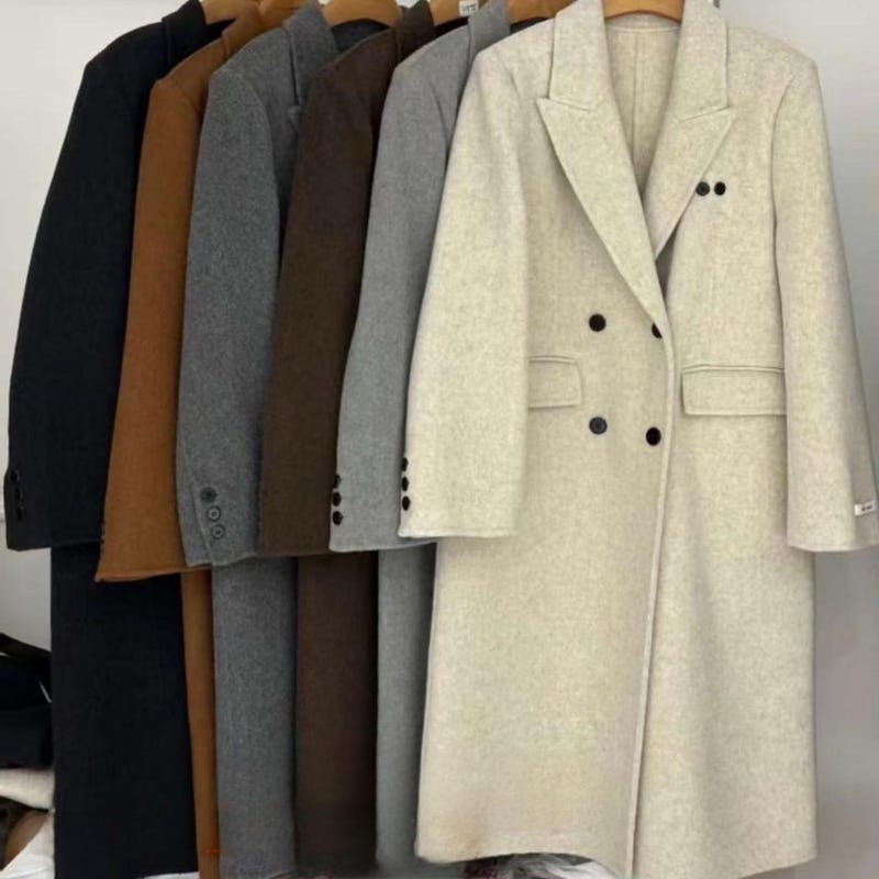 100% Wool Long Jacket - Etsy