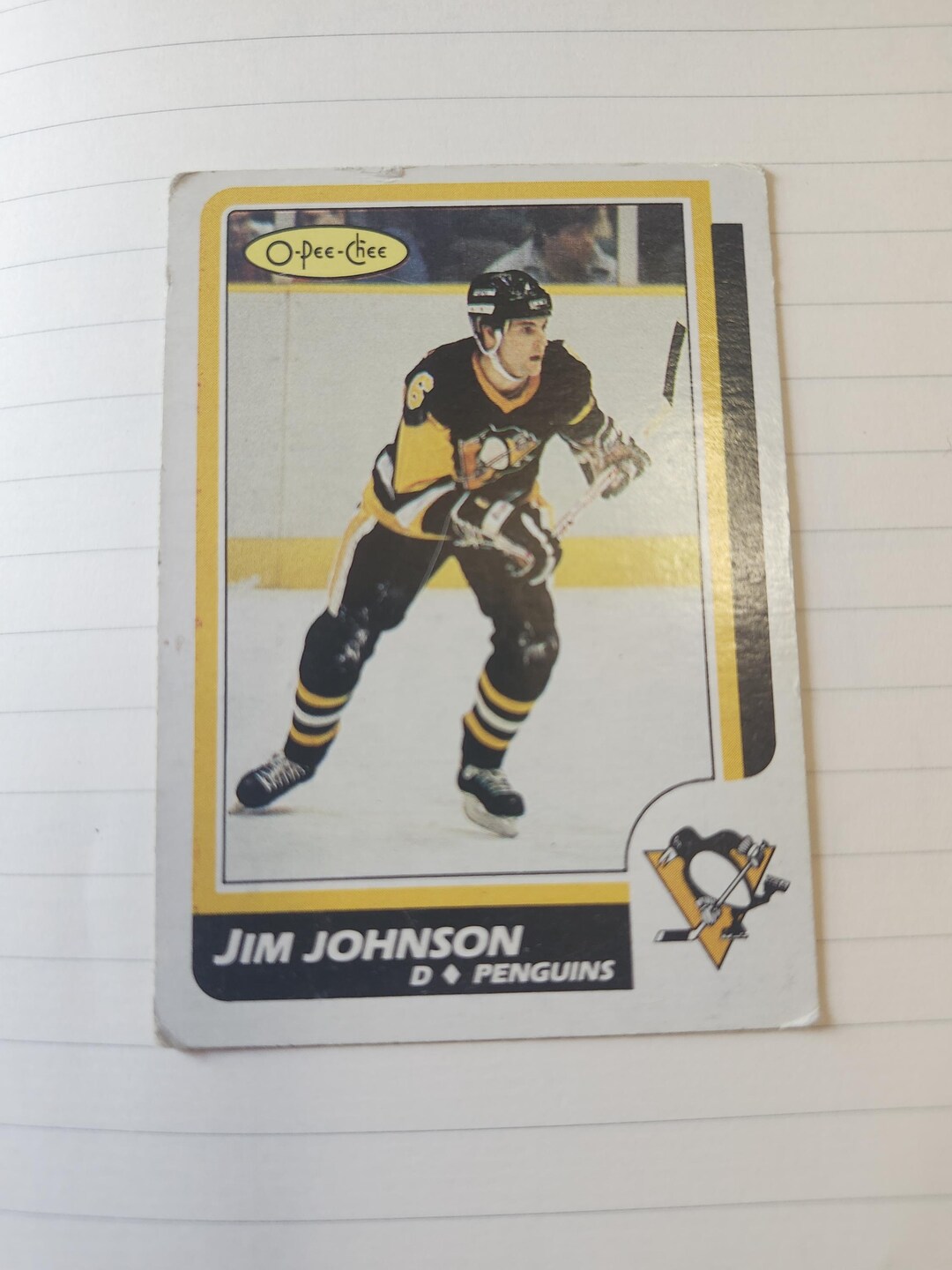 Jim Johnson Hockey Card - Etsy