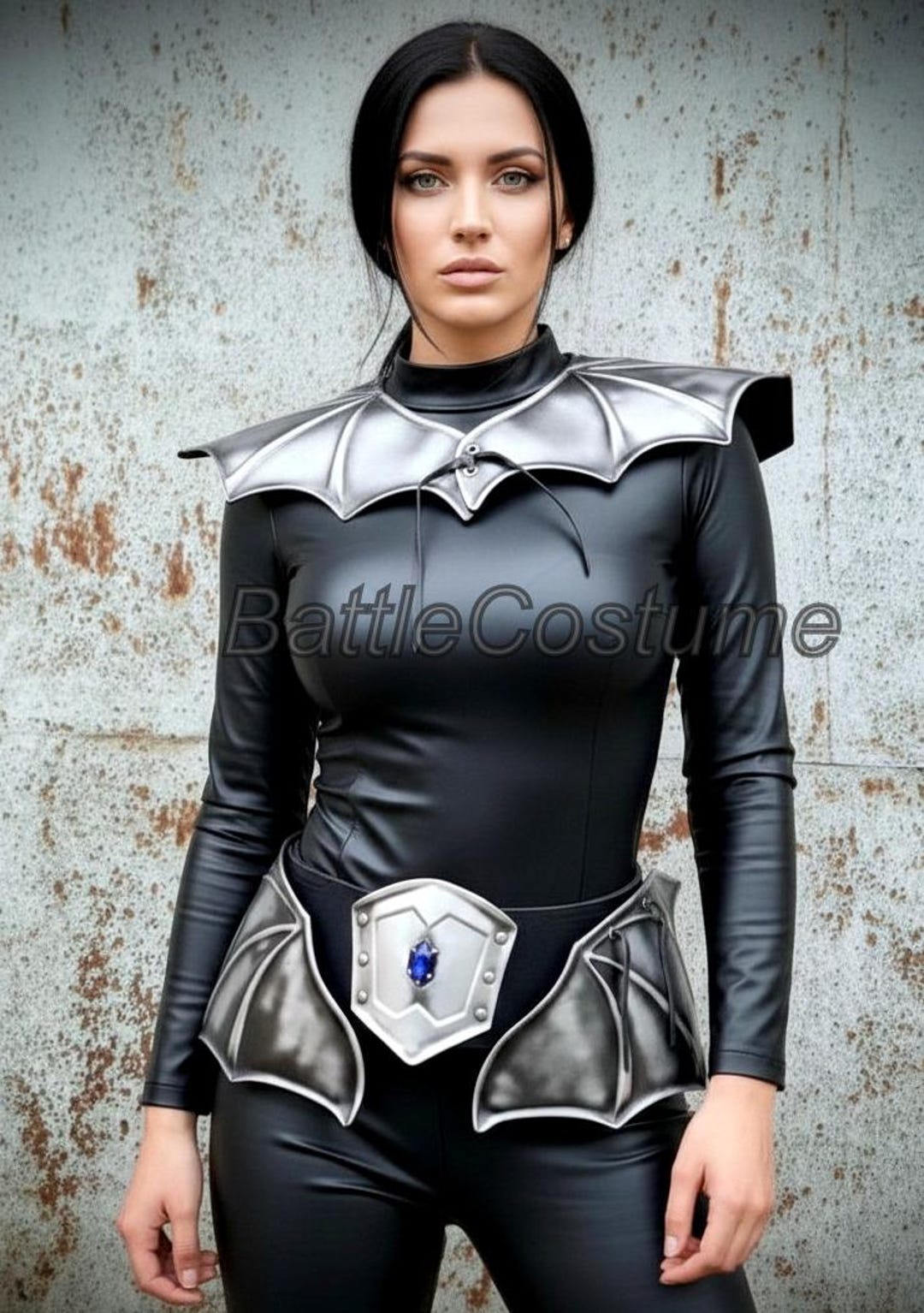 Medieval Female LARP Armor Set | Steel Fantasy Shoulder Armor & Belt ...