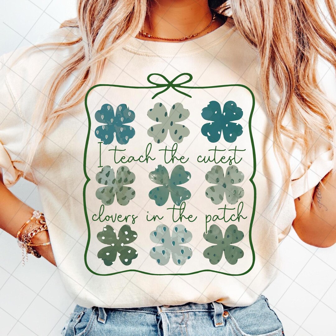 Retro Teach Patrick's Day Bow Png, Teacher Patrick's Day Png, Bow Teach ...