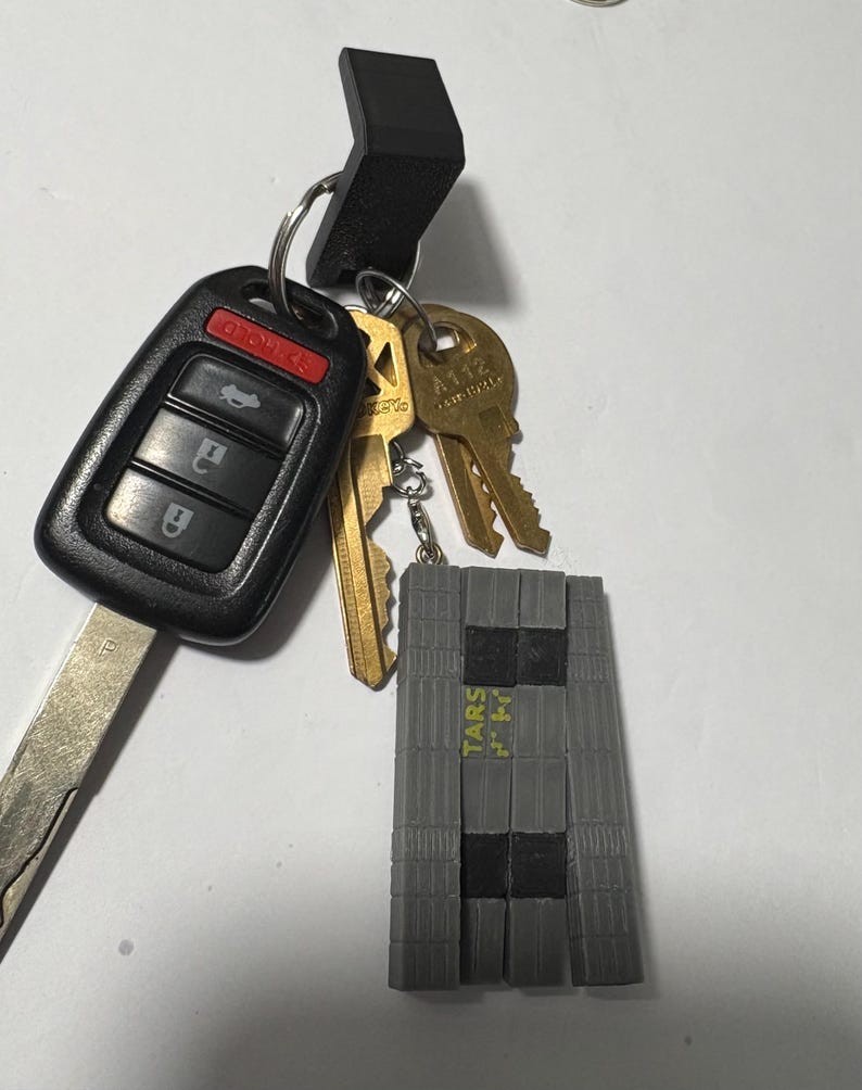 Interstellar TARS Keychain, Movable Arms - Etsy