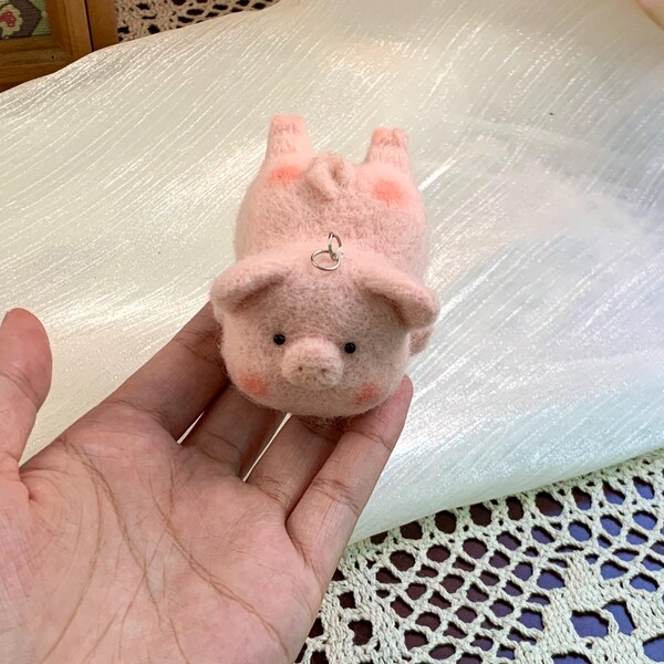 Needle Felted Pig - Etsy