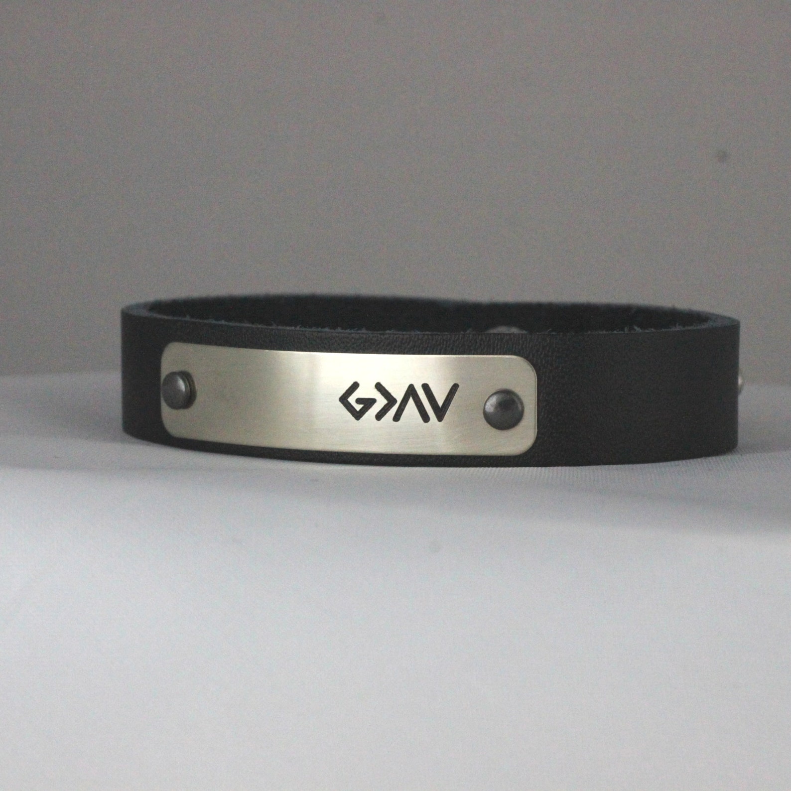 God is Greater Leather Bracelet: Inspirational Christian Jewelry - Etsy