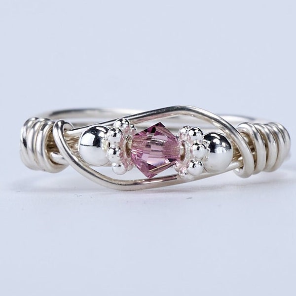 June Birthstone Ring - Etsy