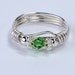 August Birthstone Ring: Handmade Sterling Silver August Birthstone Ring ...