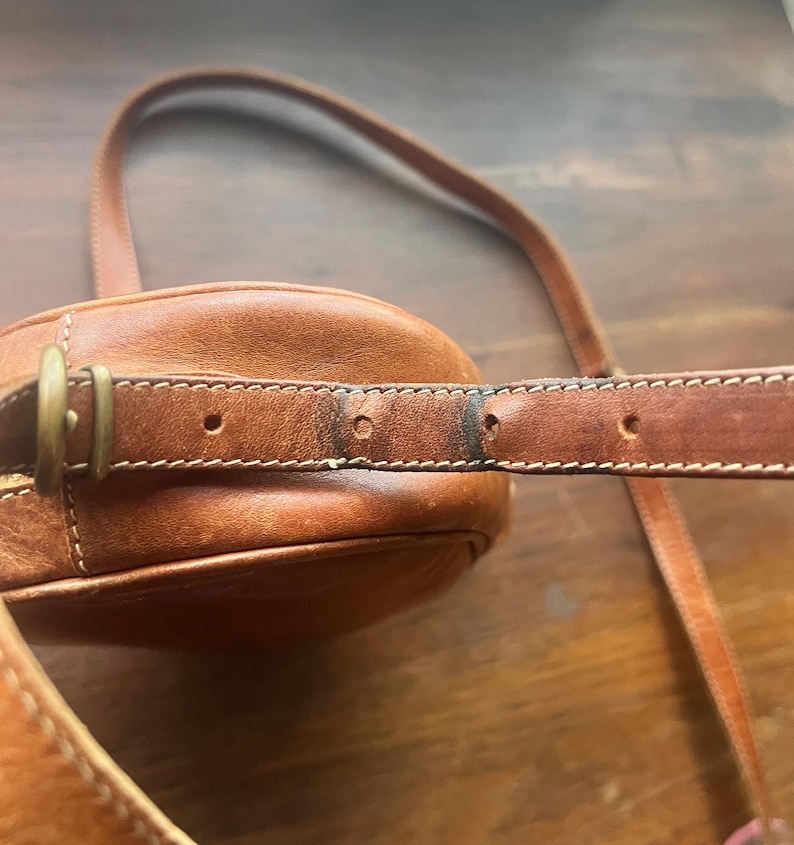 Vintage Il Bisonte Italian Leather Crossbody Bag - Etsy