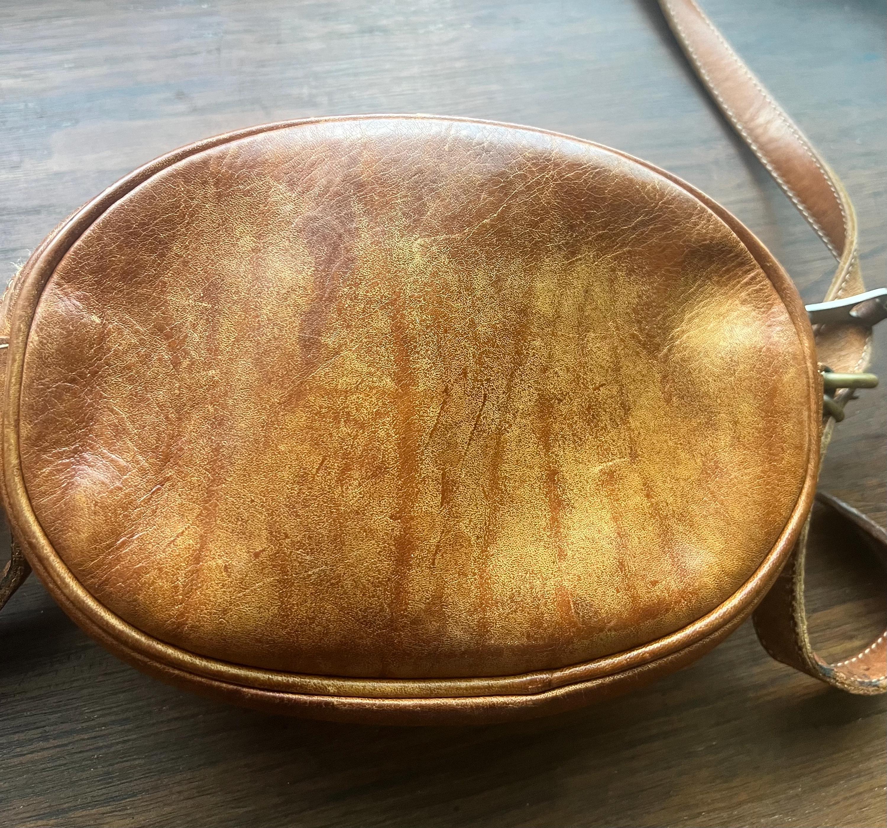 Vintage Il Bisonte Italian Leather Crossbody Bag - Etsy