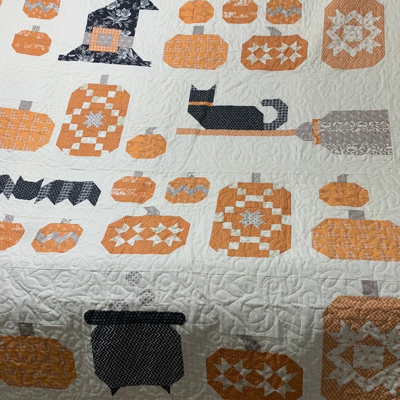 Halloween Quilt - Etsy
