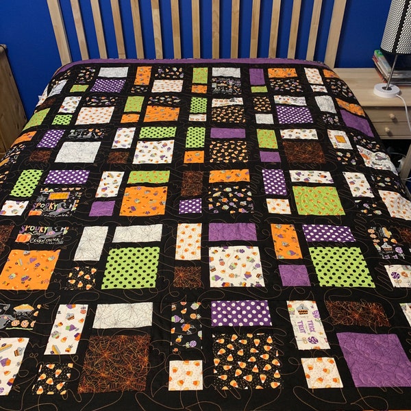 Halloween Quilt - Etsy