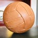 1958 FIFA World Cup Leather Soccer Ball: Vintage Tournament Style - Etsy