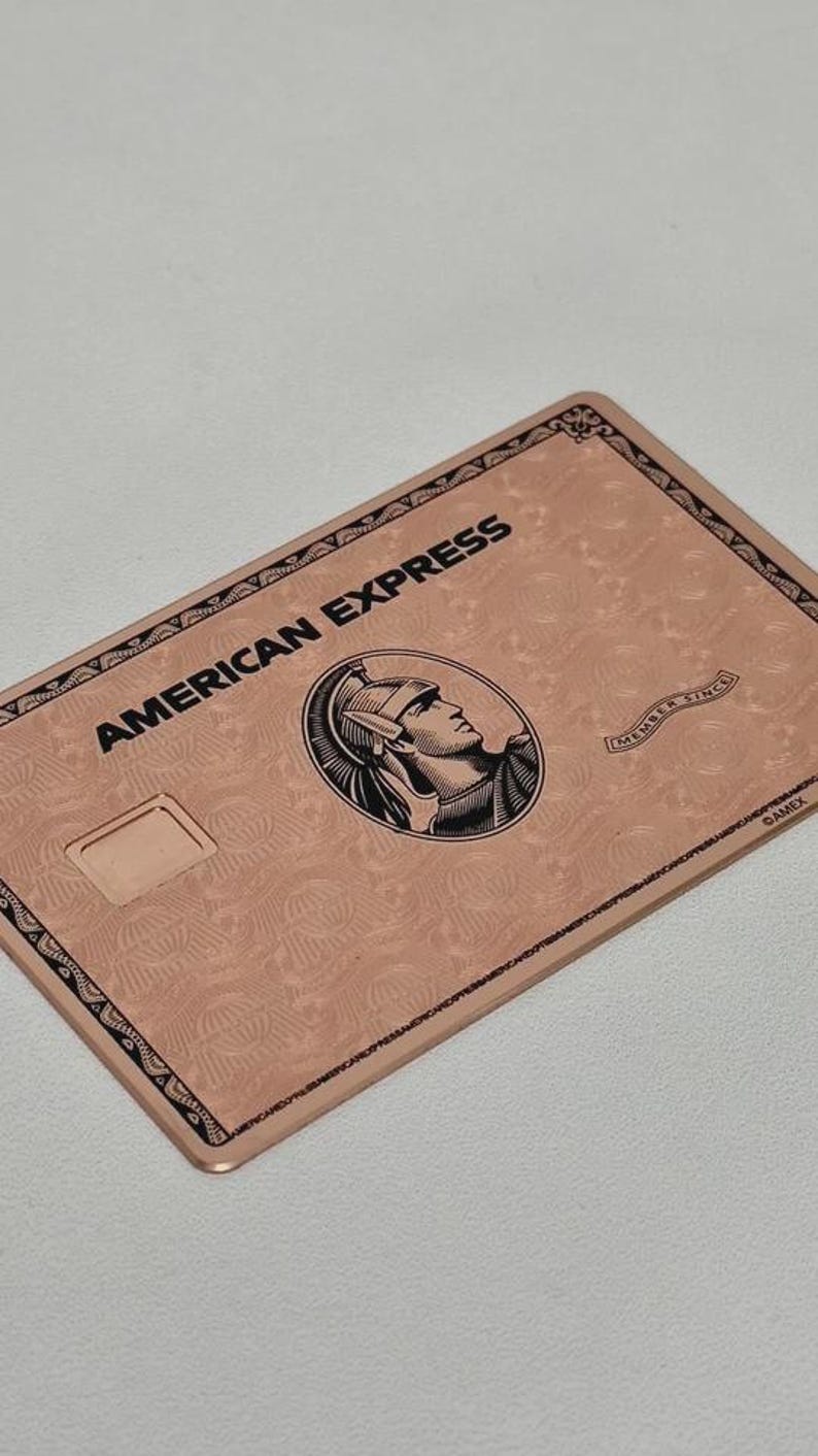 24K Gold Collectible Centurion Metal Card: American-express AMEX ...