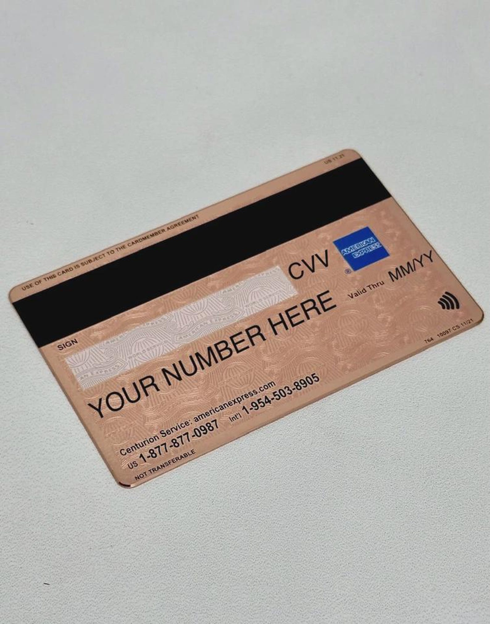 24K Gold Collectible Centurion Metal Card: American-express AMEX ...