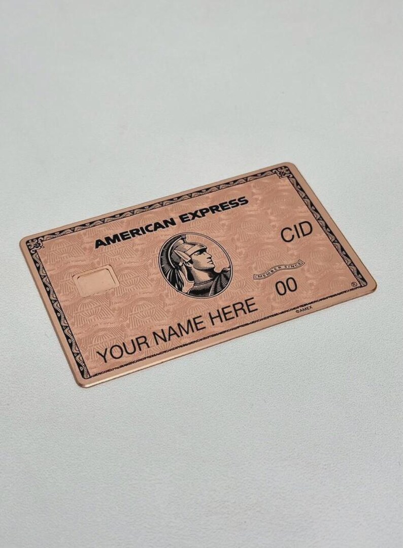 24K Gold Collectible Centurion Metal Card: American-express AMEX ...