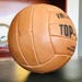 1958 FIFA World Cup Leather Soccer Ball: Vintage Tournament Style - Etsy