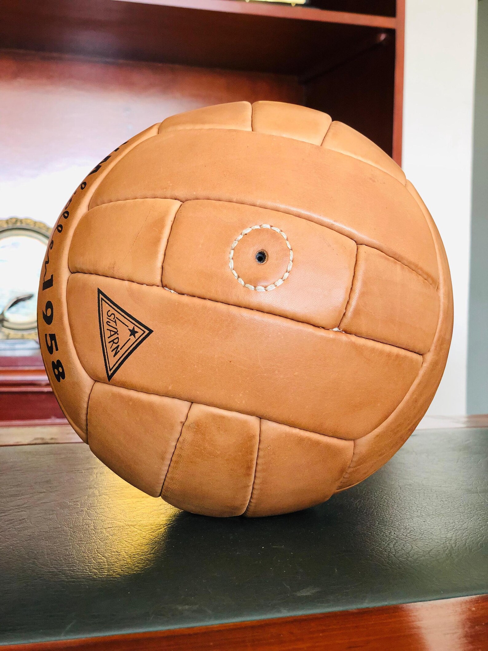 1958 FIFA World Cup Leather Soccer Ball: Vintage Tournament Style - Etsy