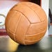 1958 FIFA World Cup Leather Soccer Ball: Vintage Tournament Style - Etsy