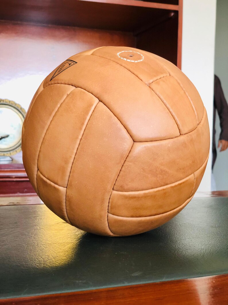 1958 FIFA World Cup Leather Soccer Ball: Vintage Tournament Style - Etsy